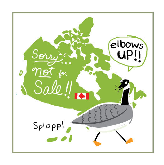 Sorry, NOT for Sale! Elbows Up! – Wendy Tancock Design